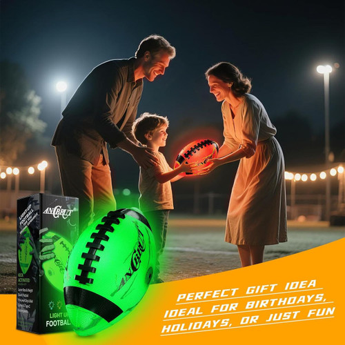 RGB Light Up Glow-in-the-Dark Football - UntilGone.com