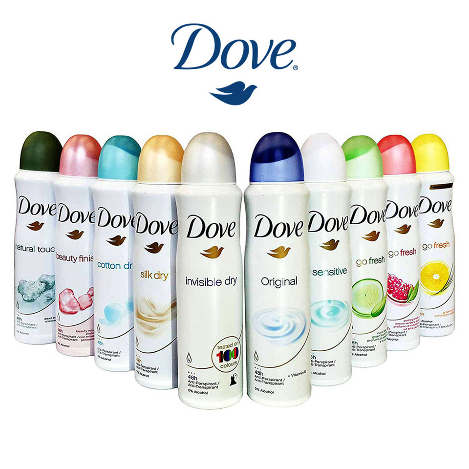 Dove® Women's Antiperspirant Deodorant Spray (10-Pack) - UntilGone.com