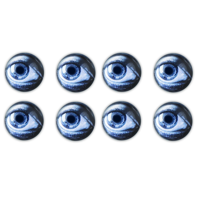 Kikkerland® Realistic Glass Human Eye Fridge Magnets (Set of 8 ...