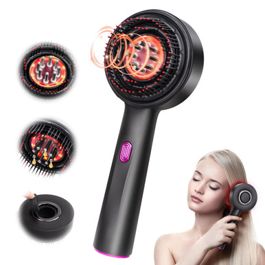 Hair Growth Oil Applicator and Electric Scalp Massager 2 in 1 IPX7 ...