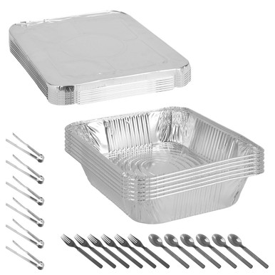 36-Piece Disposable Chafing Dish Set - UntilGone.com