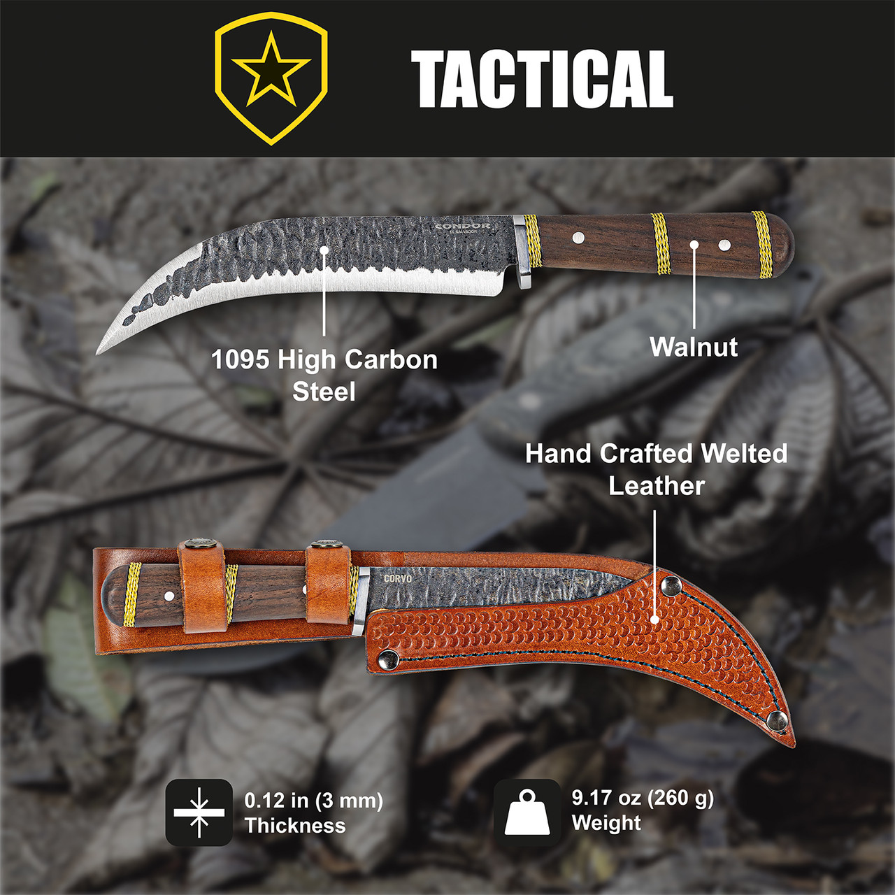 INVICTUS CORVO - Condor Tool & Knife Inc.