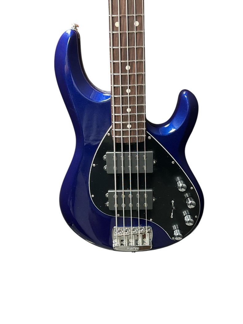 Ernie Ball Music Man StingRay 5 HH Special, Butane Blue / Rosewood 9 ...