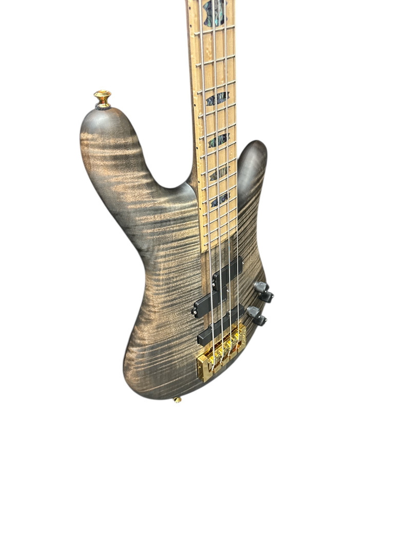 Spector USA NS-2, Super Faded Black (Oil Finish) / Birdseye Maple / 1.5 ...
