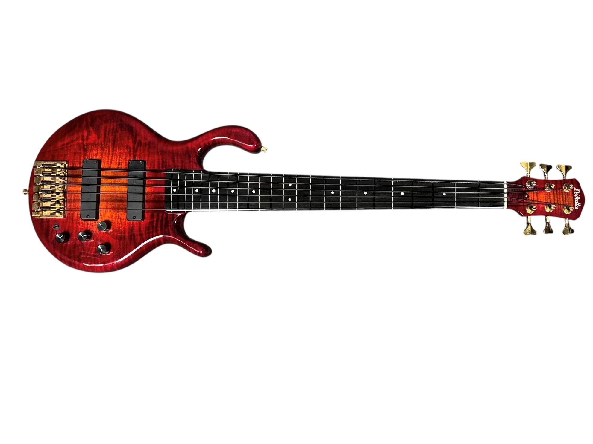 Super Rare Pedulla 6 String Hexabuzz Fretless Bass! - Bass Central