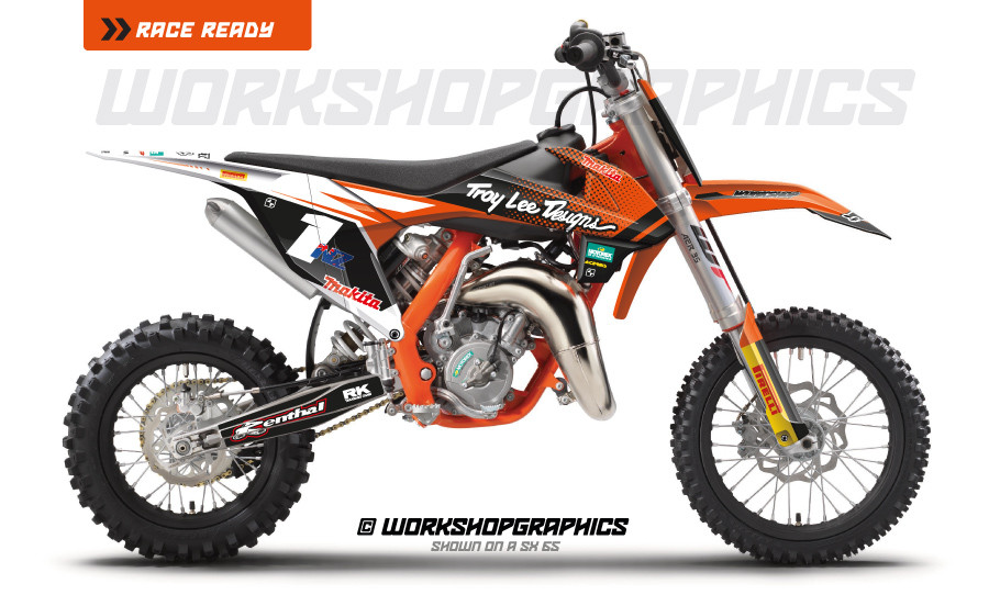 2016 KTM 50 Race V2 - Graphics Kit - Workshop Graphics