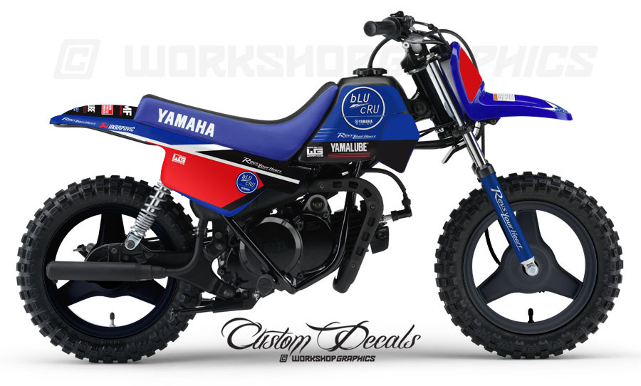 BluCru Yamaha PW50 Graphics Kit