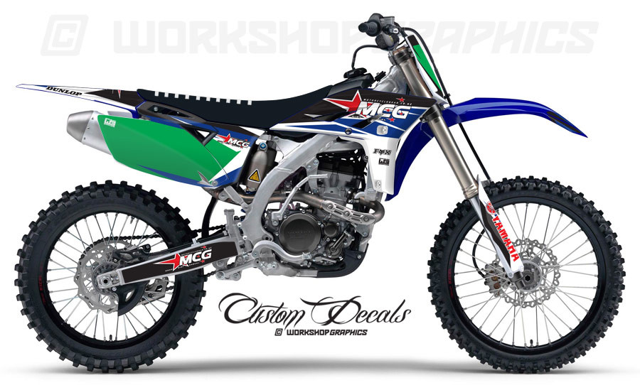 YZF 250 Slide MCG - Graphics Kit - Workshop Graphics