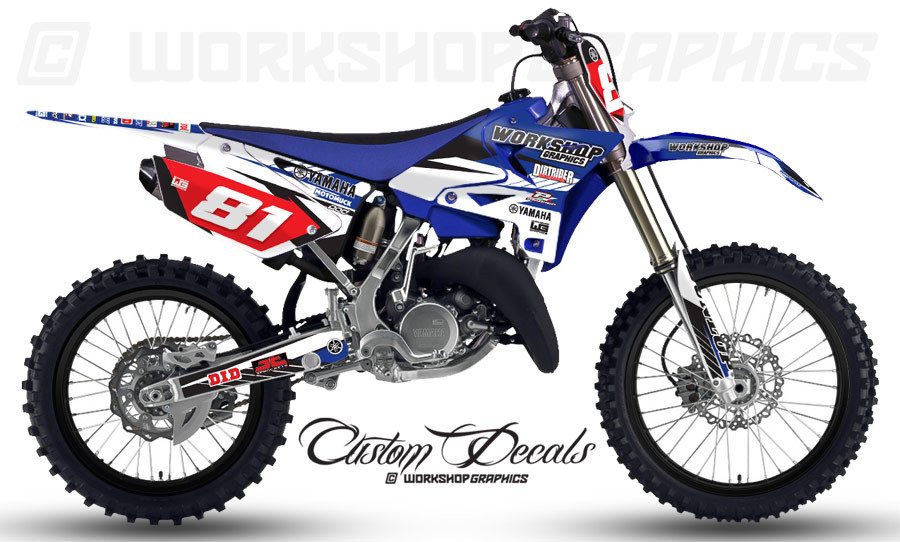 06-14 YZ125 250 Series 3 - Graphics Kit - Workshop Graphics