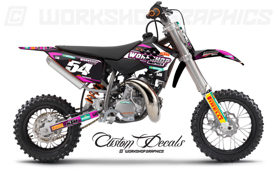 2009-2015 KTM 50 Workshop2 - Graphics Kit - Workshop Graphics