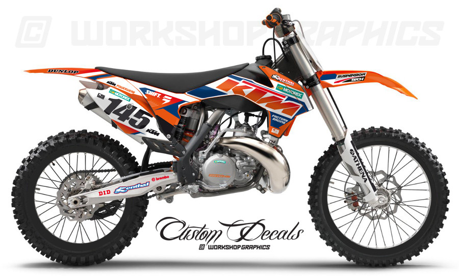 2013 14 KTM US Race - Graphics Kit - Workshop Graphics