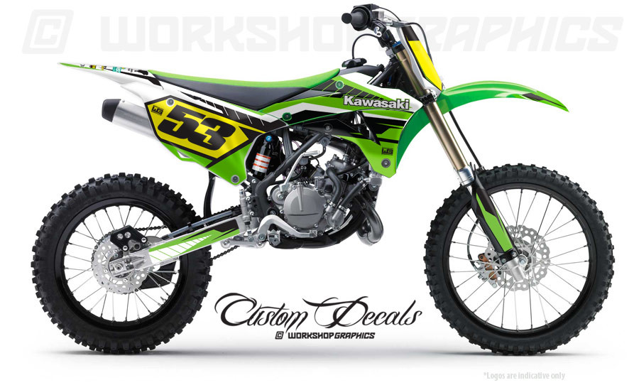2014 KX85 Series 1 - Graphics Kit - Workshop Graphics