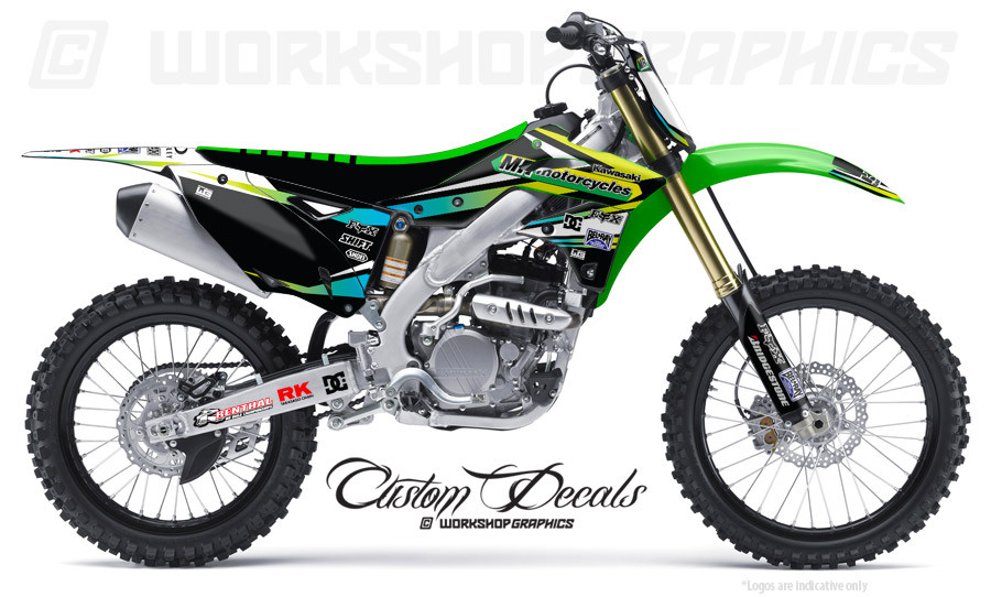 KX250F Mr Moto - Graphics Kit - Workshop Graphics