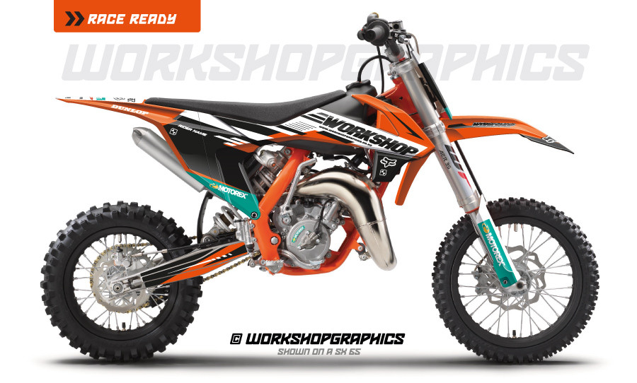 2016 KTM 50 Freeride - Graphics Kit - Workshop Graphics