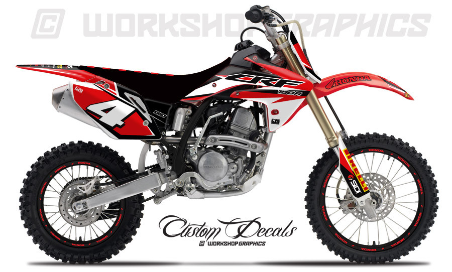 CRF150 Factory - Graphics Kit - Workshop Graphics