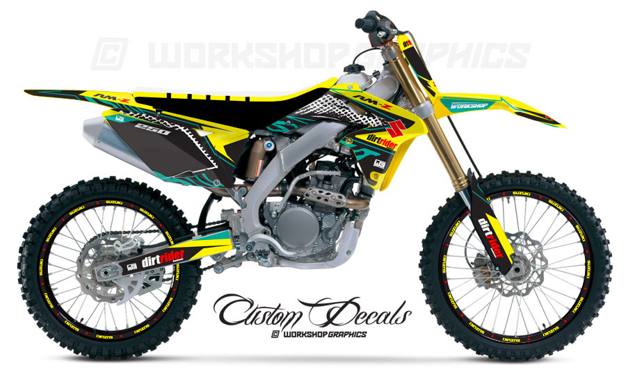 Suzuki RMZ Custom Graphics
