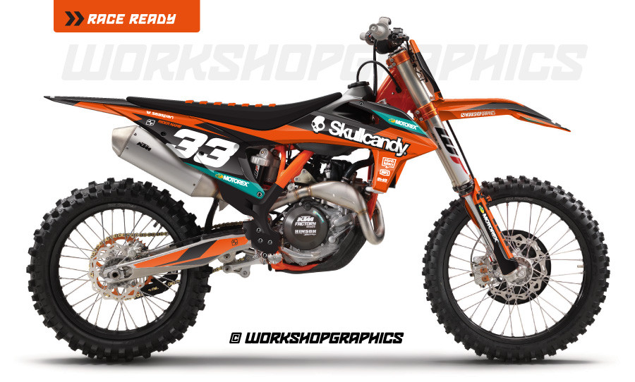 KTM Custom Graphics Kits & Race Numbers