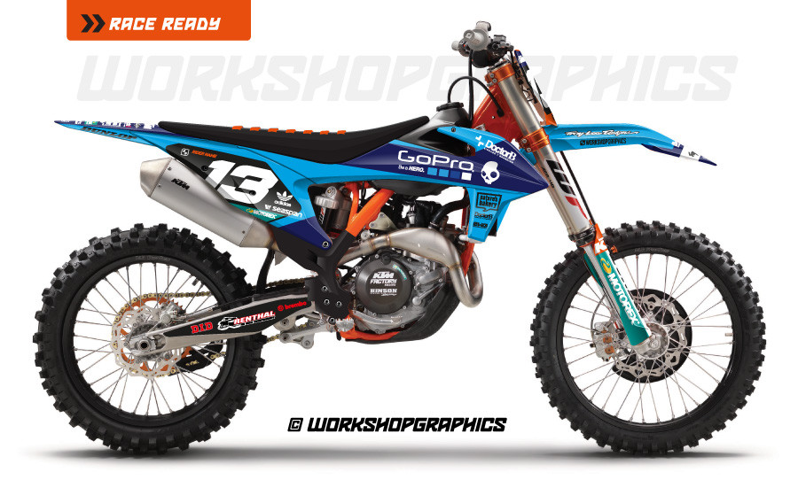 Ktm Custom Graphics Kits & Race Numbers