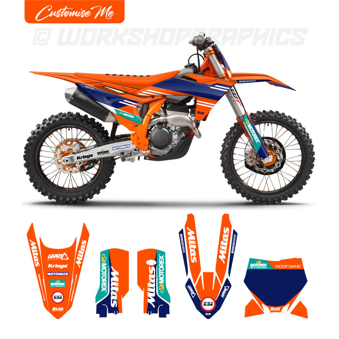 KTM Custom Graphics Kits & Race Numbers