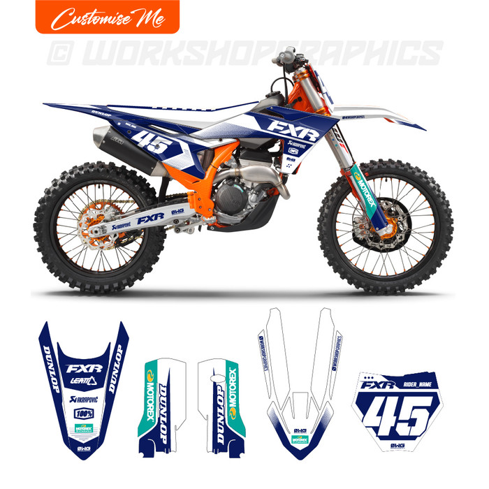 KTM Custom Graphics Kits & Race Numbers