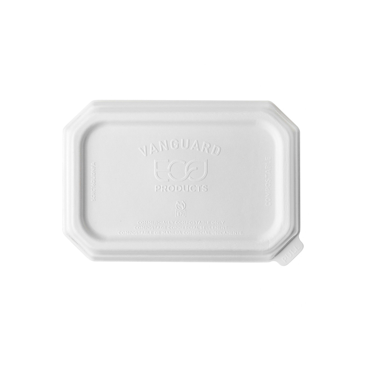 16oz WorldView™ Dome Fiber Lid for Rectangular Containers | Vanguard®