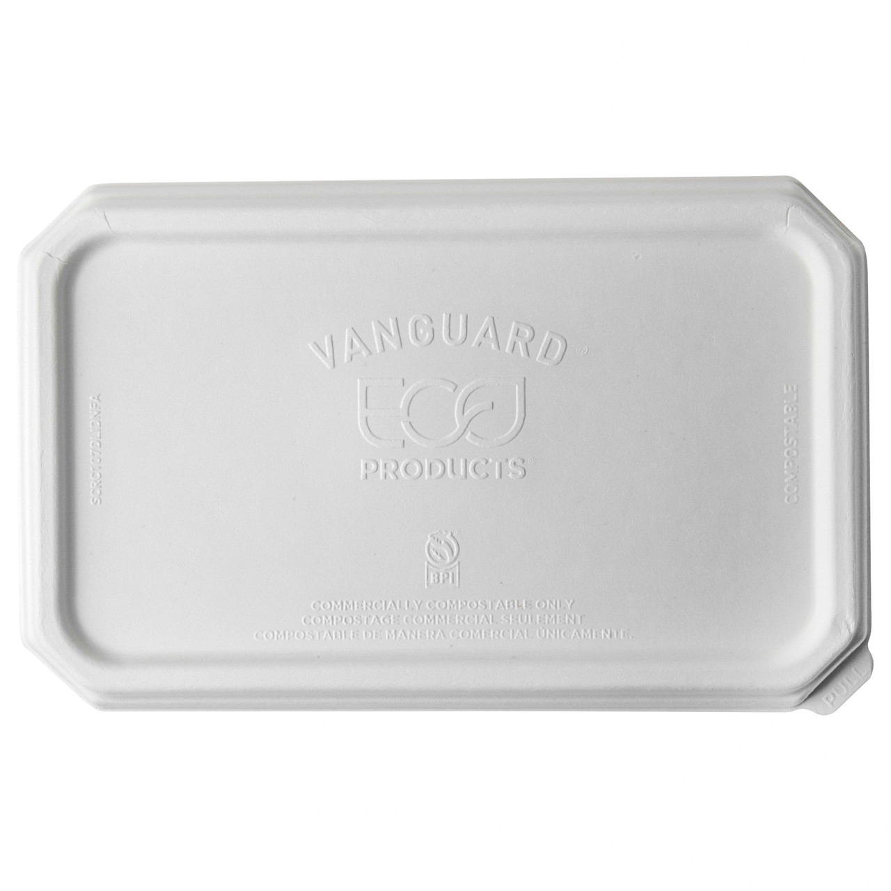 10x7in WorldView™ Dome Fiber Lid for Rectangular Containers | Vanguard®