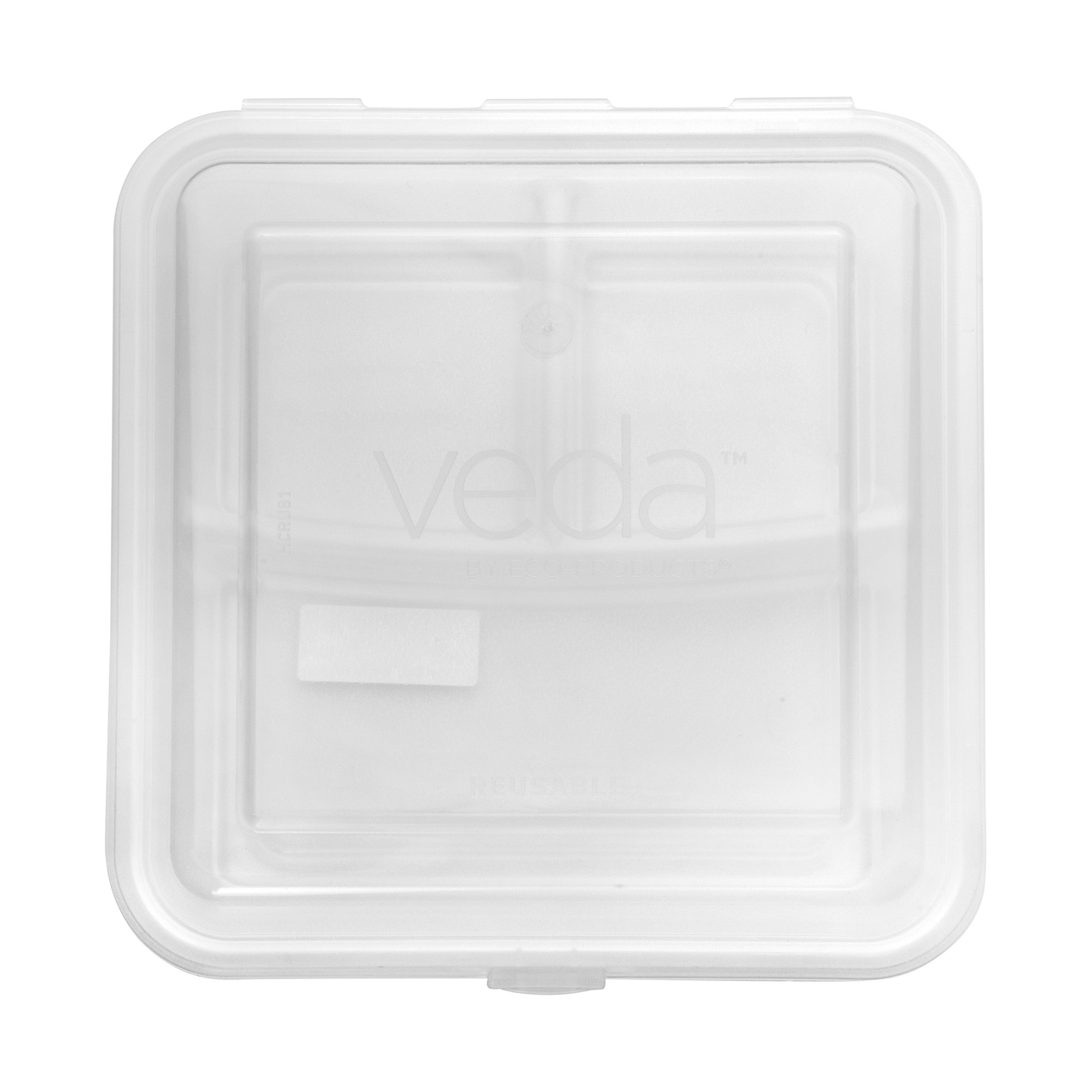 8in, 3-Compt Clamshell, Reusable