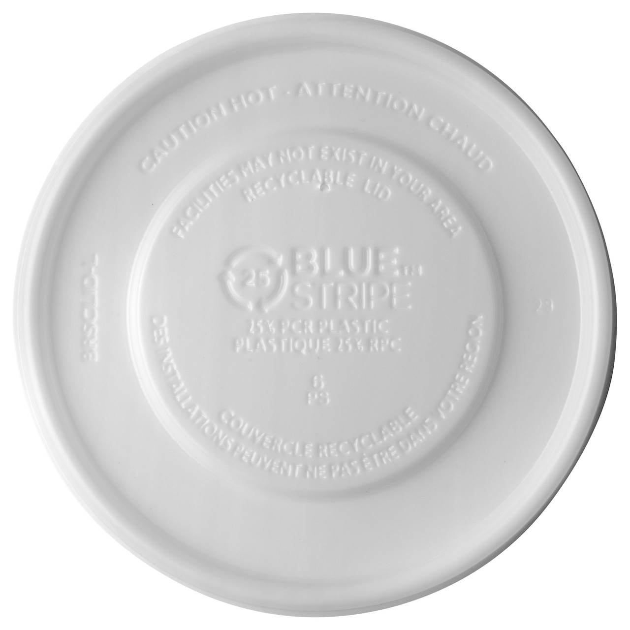 12-32oz BlueStripe™ Lid for Paper Containers