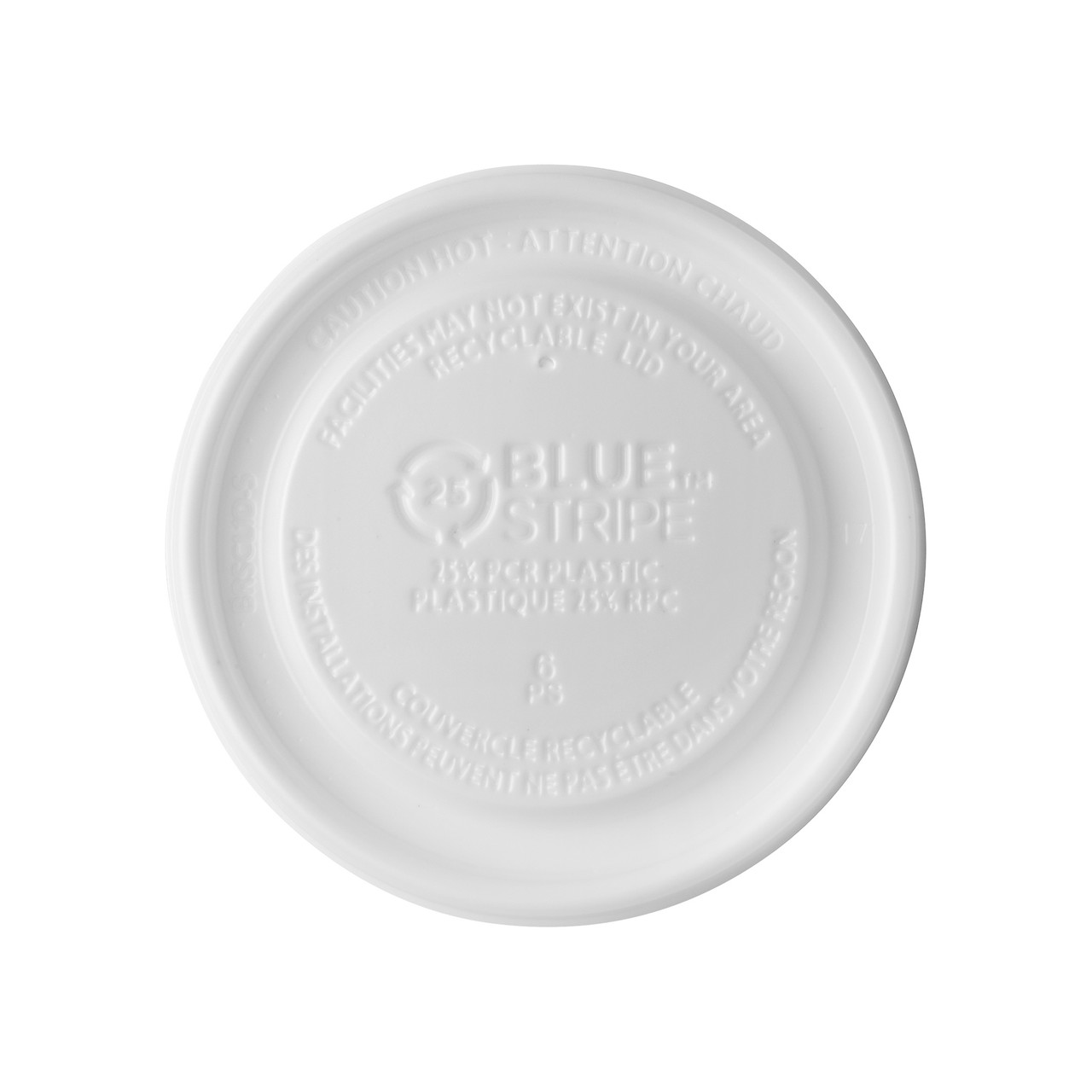 8oz BlueStripe™ Lid for Paper Containers