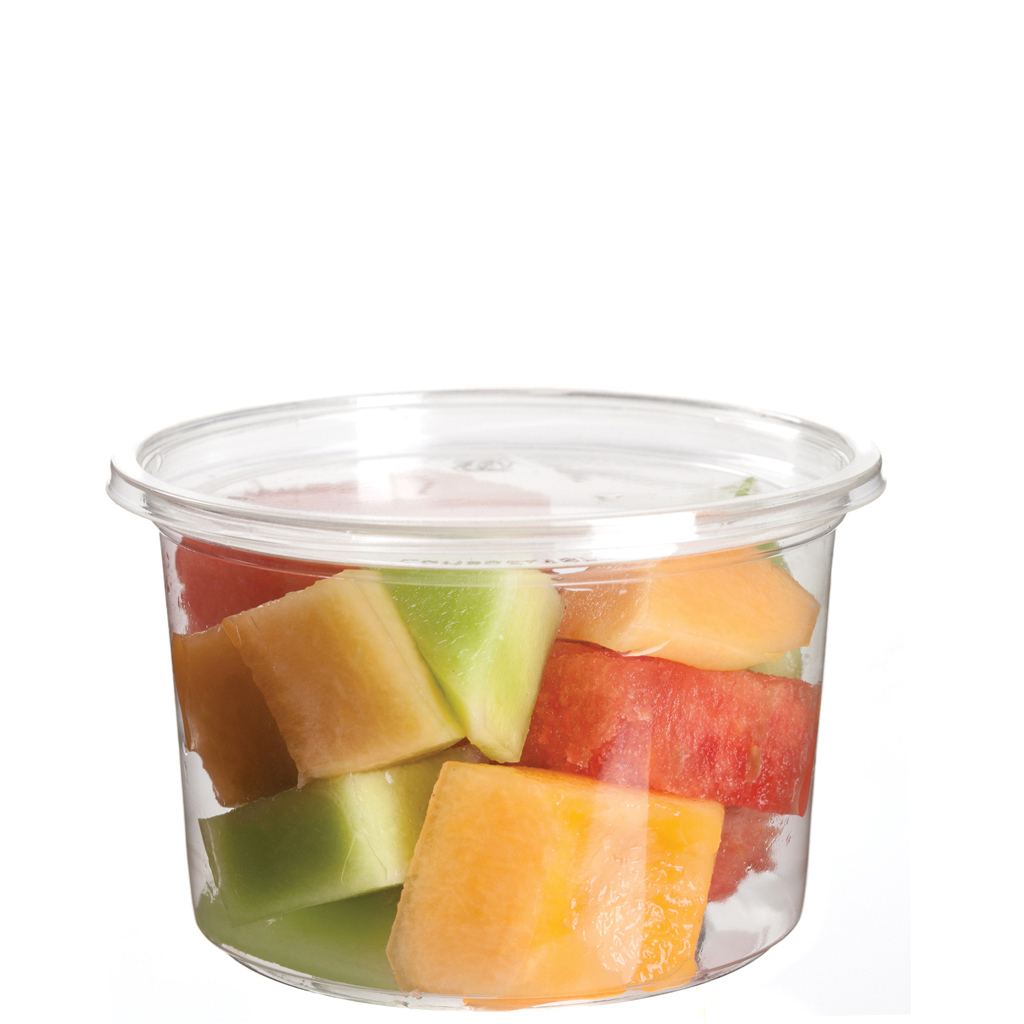 16oz Round Deli Container, Clear