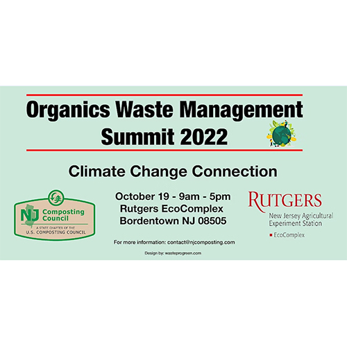 NJ Organics Waste Management Summit 2022 - EcoProducts.com