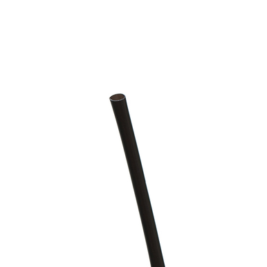 5.75in Cocktail Straw, Black, 3mm