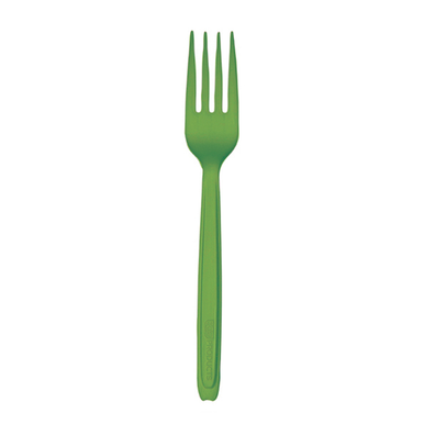 6in Cutlerease™ Dispensable Fork, Green