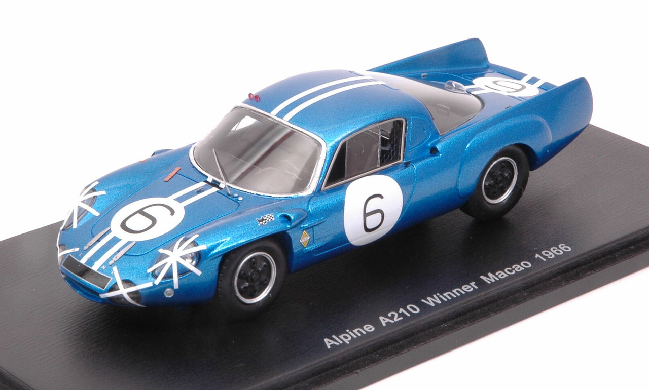 1/43 Alpine A210 No.6 Winner Macau GP 1966 Mauro Bianchi model car by ...