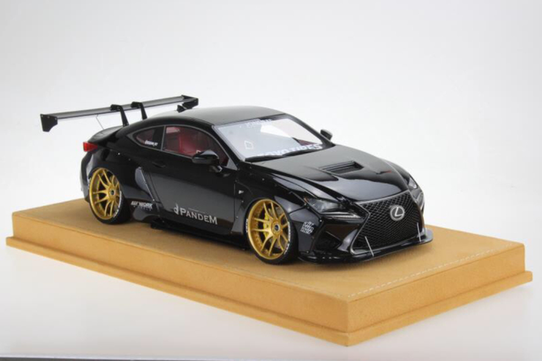 1/18 VAV Lexus RC F RCF Liberty Walk LB Wide Body Resin Enclosed Model ...