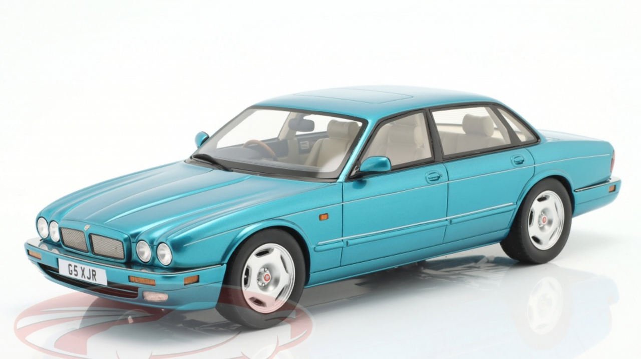 1/18 Cult Scale Model 1995 Jaguar XJR X300 (Turquoise Blue Metallic ...