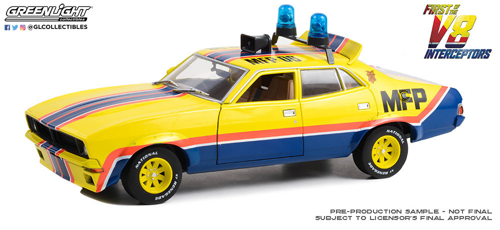 1/18 Greenlight 1974 Ford Falcon XB Sedan M.F.P. #08 Big Bopper XB ...