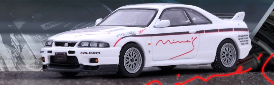 1/64 INNO NISSAN SKYLINE GT-R N1 (R33) Tuned By MINE‘S - LIVECARMODEL.com