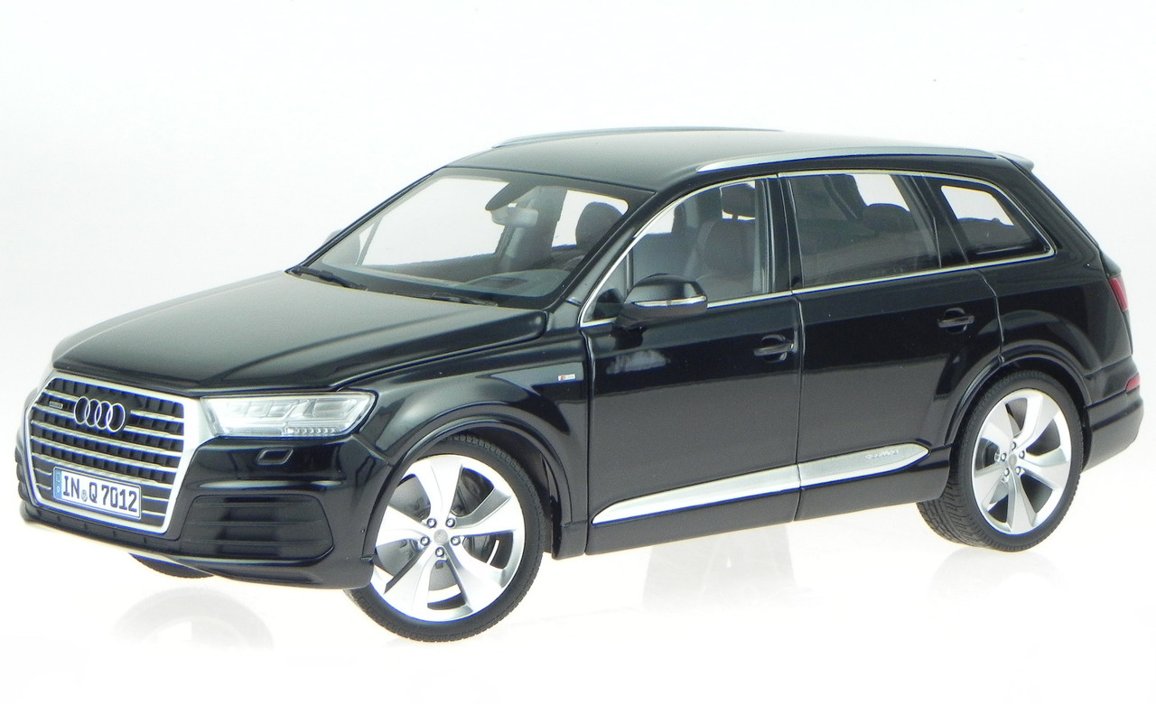1/18 Dealer Edition 2014 2015 Audi Q7 V8 TDI Quattro S-Line (Orca Black ...