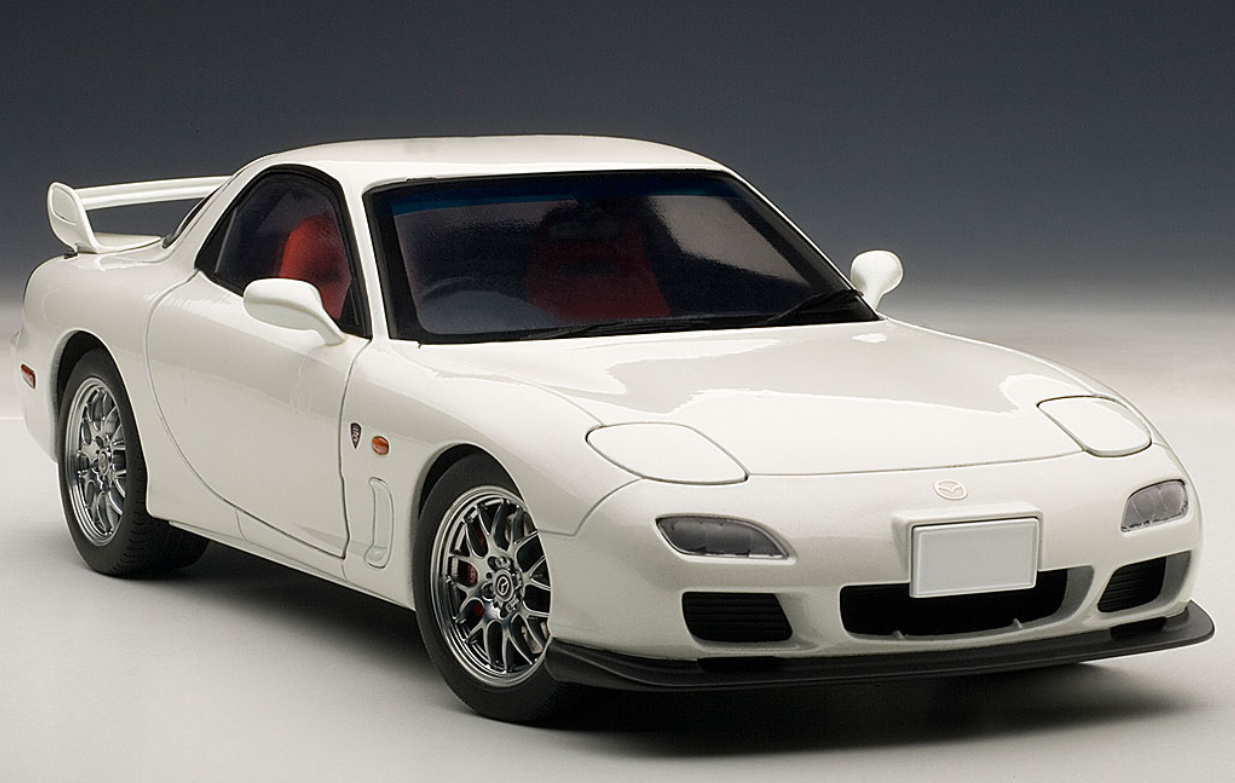 1/18 AUTOart Mazda RX-7 RX7 (FD) SPIRIT R TYPE A (PURE WHITE) Diecast ...
