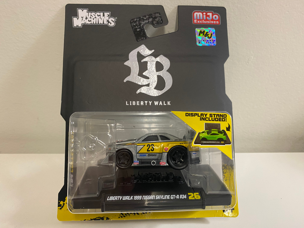 CHASE CAR 1/64 Muscle Machines LBWK Nissan GT-R R34 Super Silhouette ...