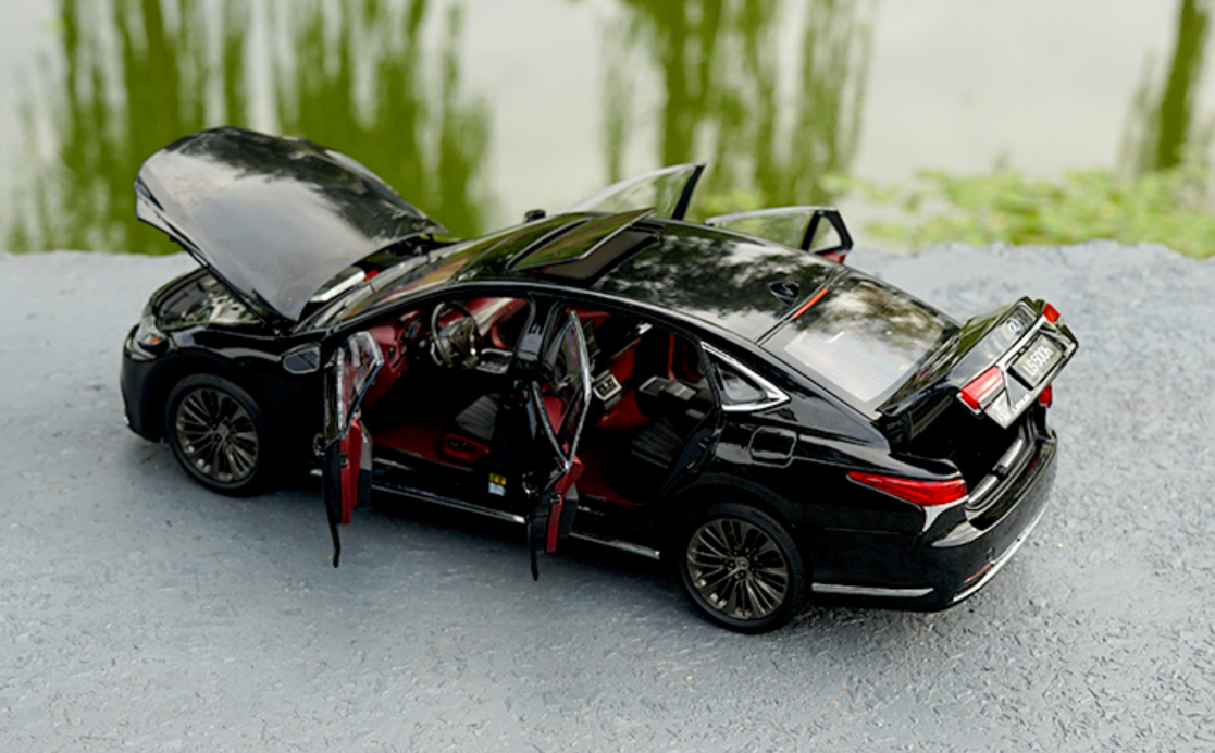 1/18 Dealer Edition Lexus LS LS500 LS500h (Black) Diecast Car Model ...