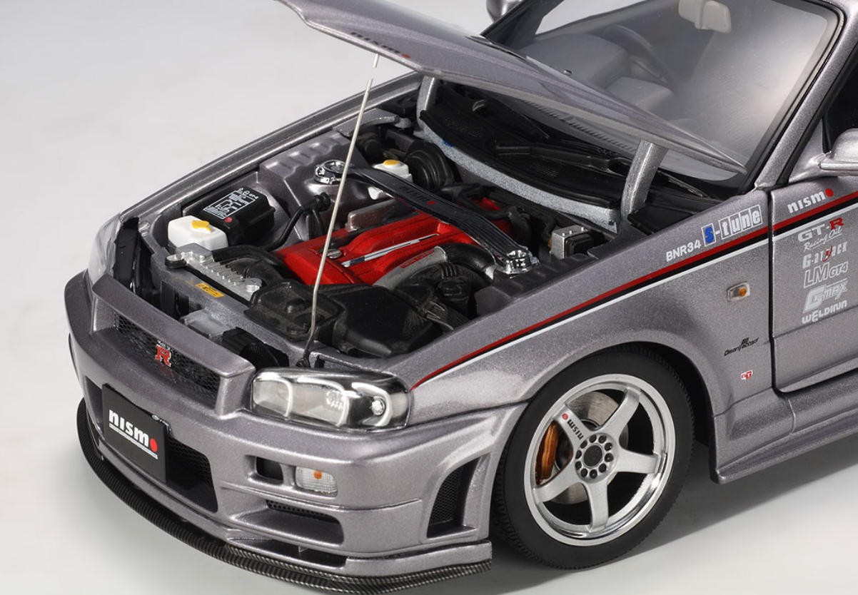 1/18 AUTOART NISSAN SKYLINE GT-R GTR (R34) NISMO S-TUNE VERSION ...