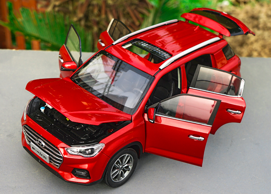 1/18 Dealer Edition 2018 Hyundai Tucson / ix35 (Red) Diecast Car Model ...