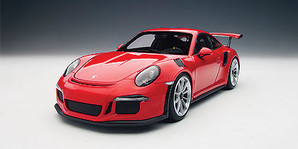 1/18 AUTOart PORSCHE 911(991) GT3 RS (GUARDS RED/SILVER WHEELS) Diecast ...