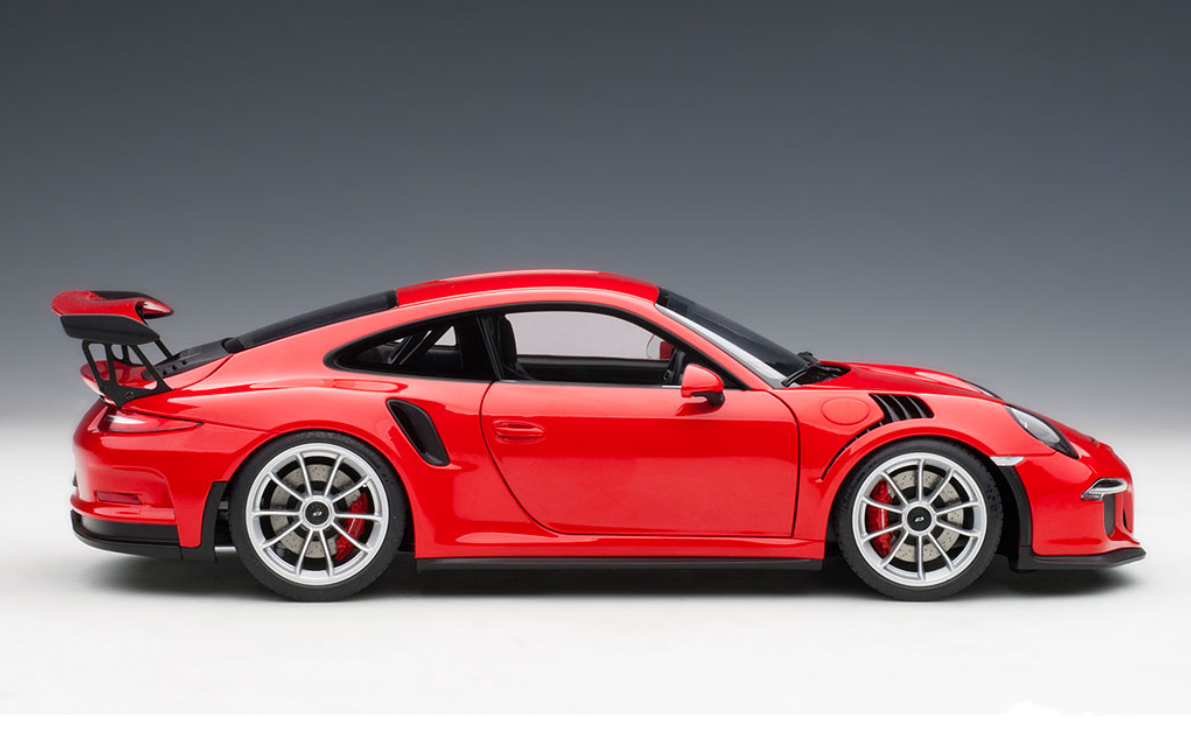 1/18 AUTOart PORSCHE 911(991) GT3 RS (GUARDS RED/SILVER WHEELS) Diecast ...