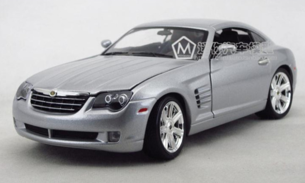 1/18 Chrysler Crossfire (Silver) Diecast Car Model - LIVECARMODEL.com