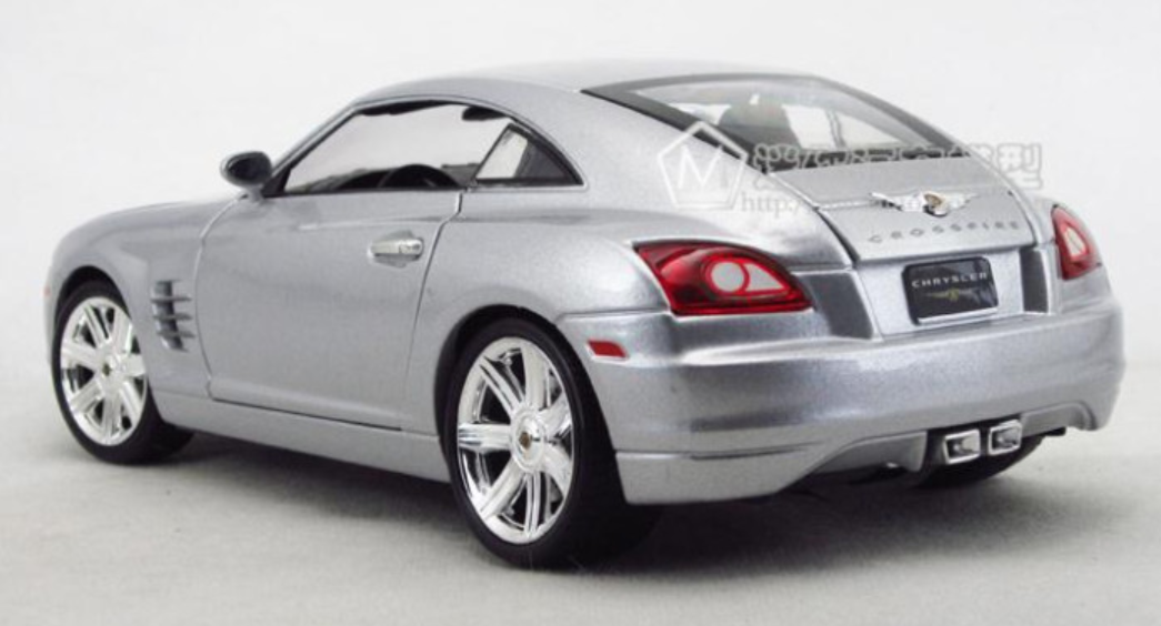 1/18 Chrysler Crossfire (Silver) Diecast Car Model - LIVECARMODEL.com