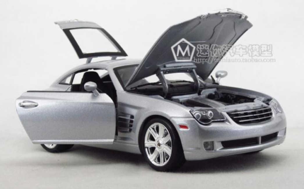 1/18 Chrysler Crossfire (Silver) Diecast Car Model - LIVECARMODEL.com