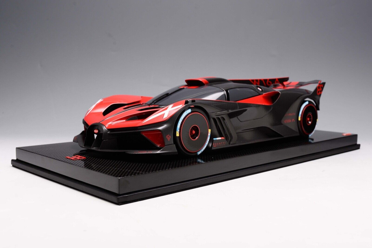 1/12 Bugatti Bolide (Carbon Bugatti Red) Resin Car Model Limited 5 ...